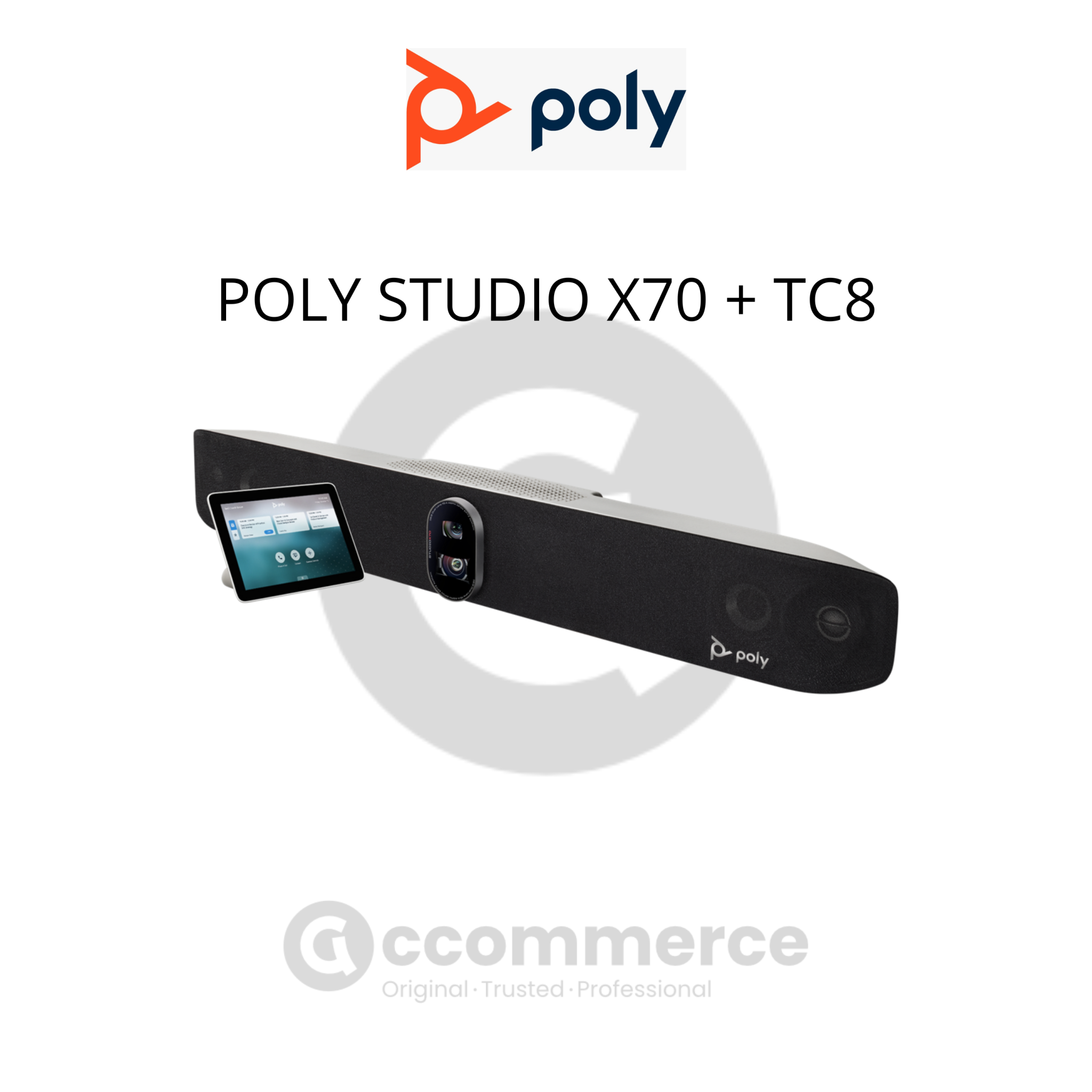 POLY STUDIO X70 & TC8 HIGH END OPTICS - Accommerce.id