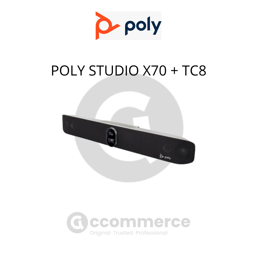 POLY STUDIO X70 & TC8 HIGH END OPTICS - Accommerce.id