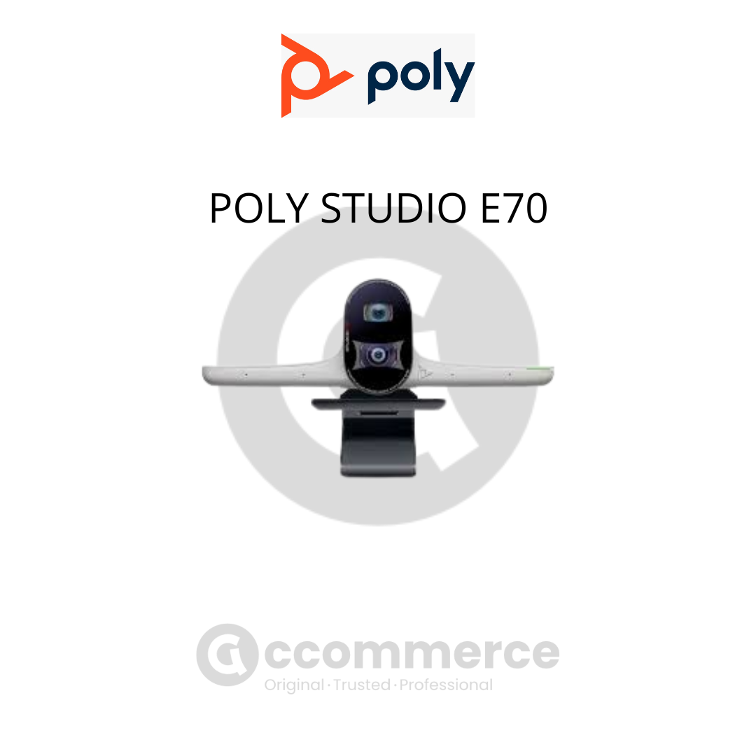POLY STUDIO E70 - CRYSTAL CLEAR VIDEO - Accommerce