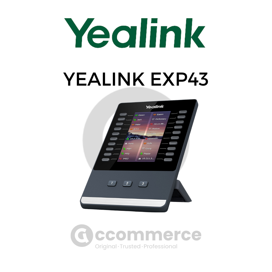 YEALINK EXP43 - Garansi Resmi 1 Tahun LCD Expansion Module - Accommerce