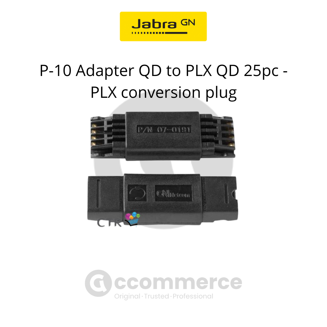 P-10 Adapter QD to PLX QD 25pc - PLX conversion plug - Accommerce