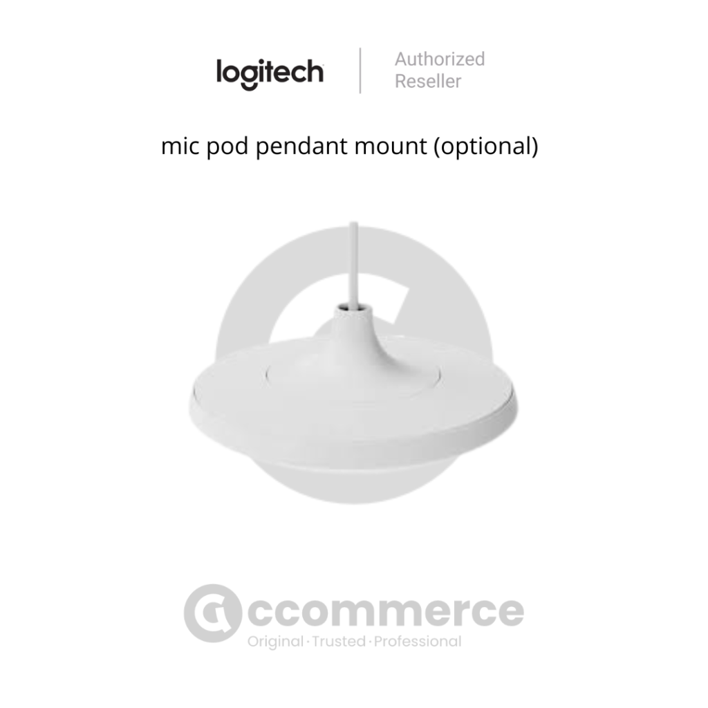 Logitech Mic Pod Pendant Mount pemasangan fleksibel - Accommerce