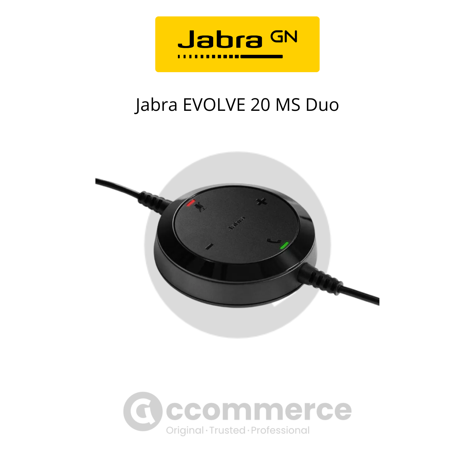 Jabra EVOLVE 20 MS/UC Duo - Better Sound - Accommerce